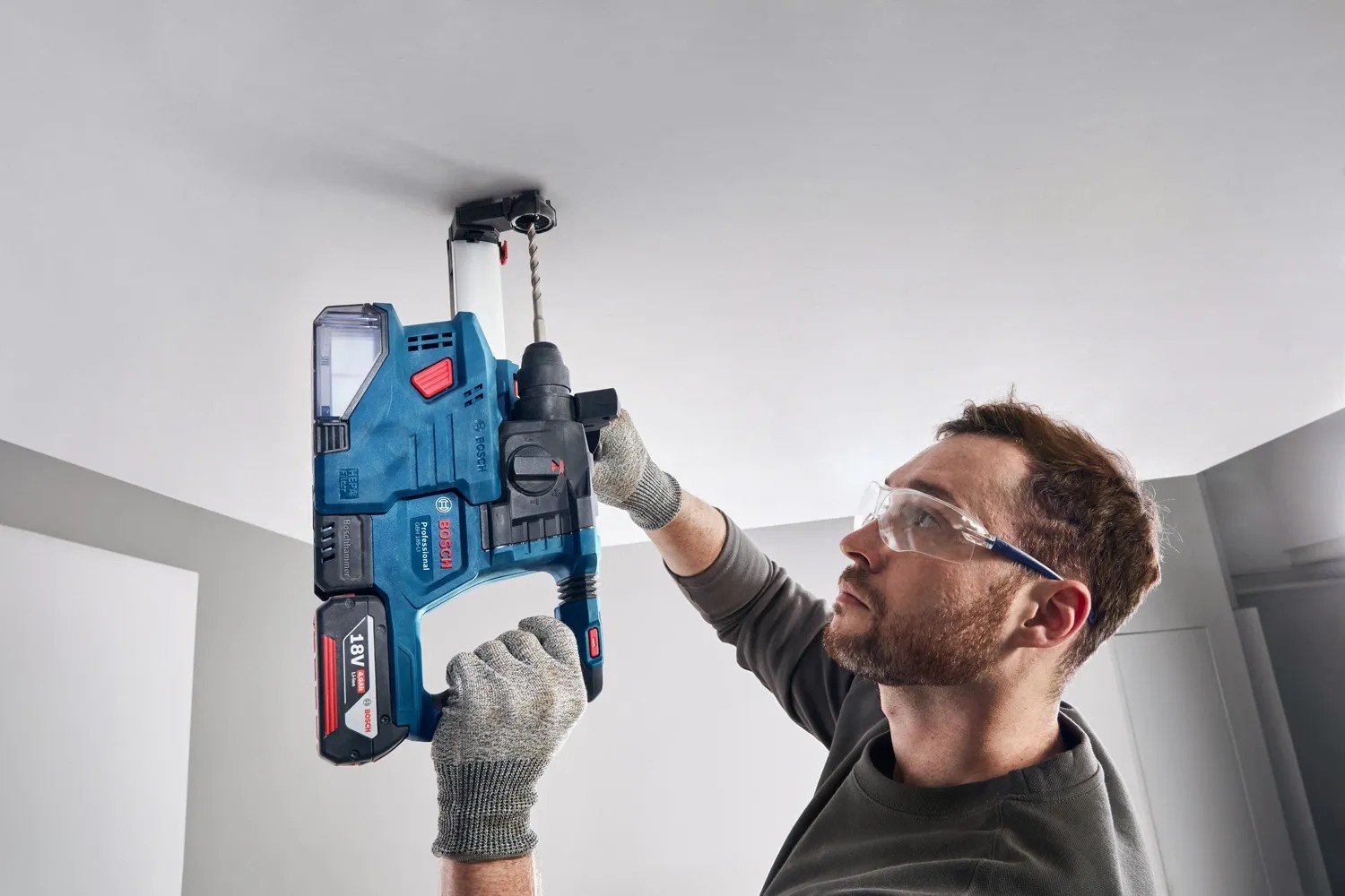 Bosch Professional Akku-Sauger GDE 18V-12 mit SDS Plus kaufen bei OBI