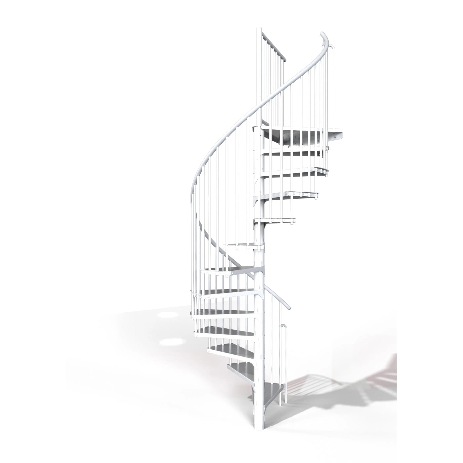 Minka Spindeltreppe Rondo Smart Weiß 160 cm Raumhöhe bis 305 cm kaufen ...