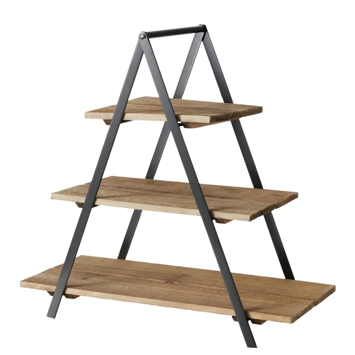 Boltze Etagere Valentina 54 cm x 24 cm x 55 cm Braun-Schwarz kaufen bei OBI