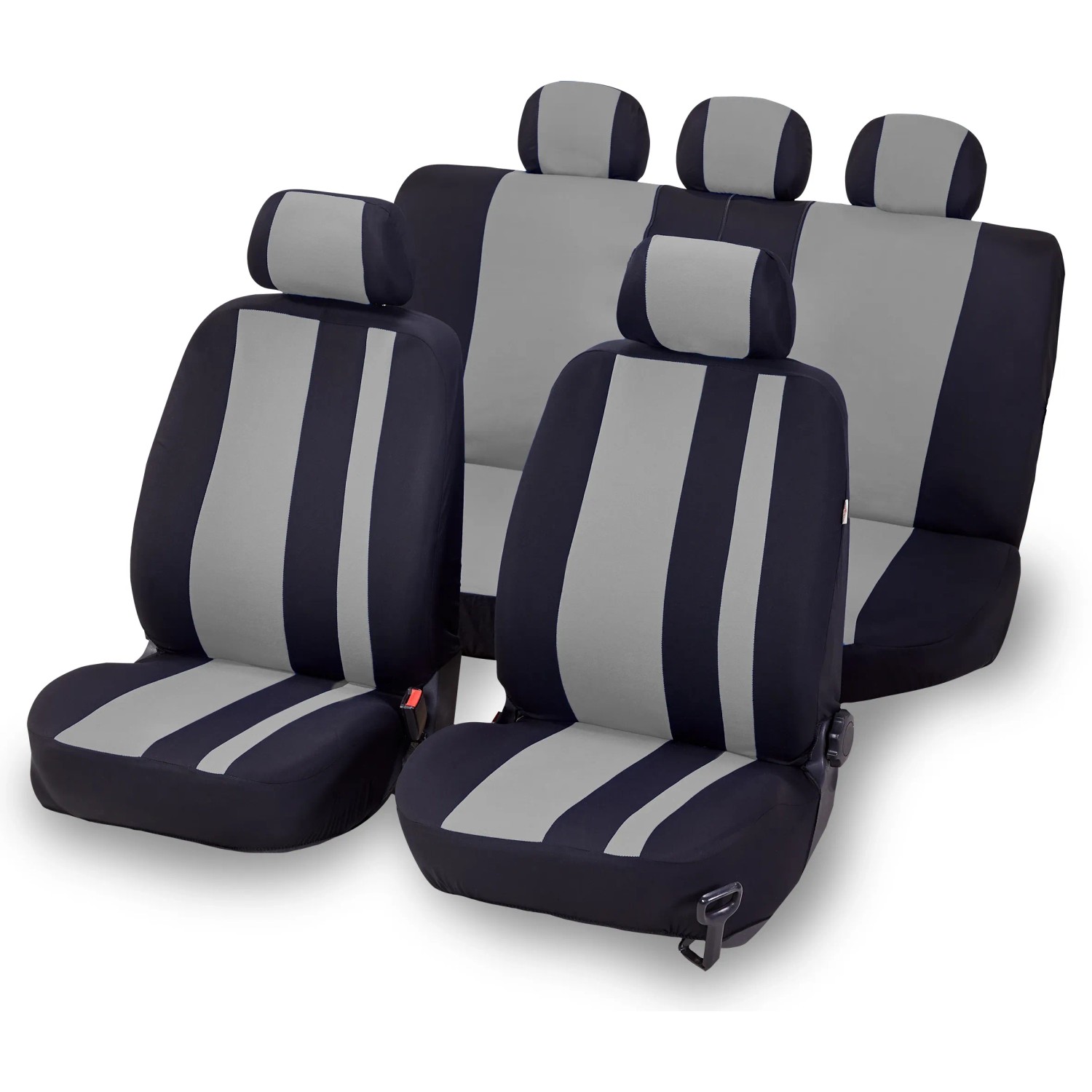 Cartrend Sitzbezug-Set Newline Grau/Schwarz 14-teilig kaufen bei OBI
