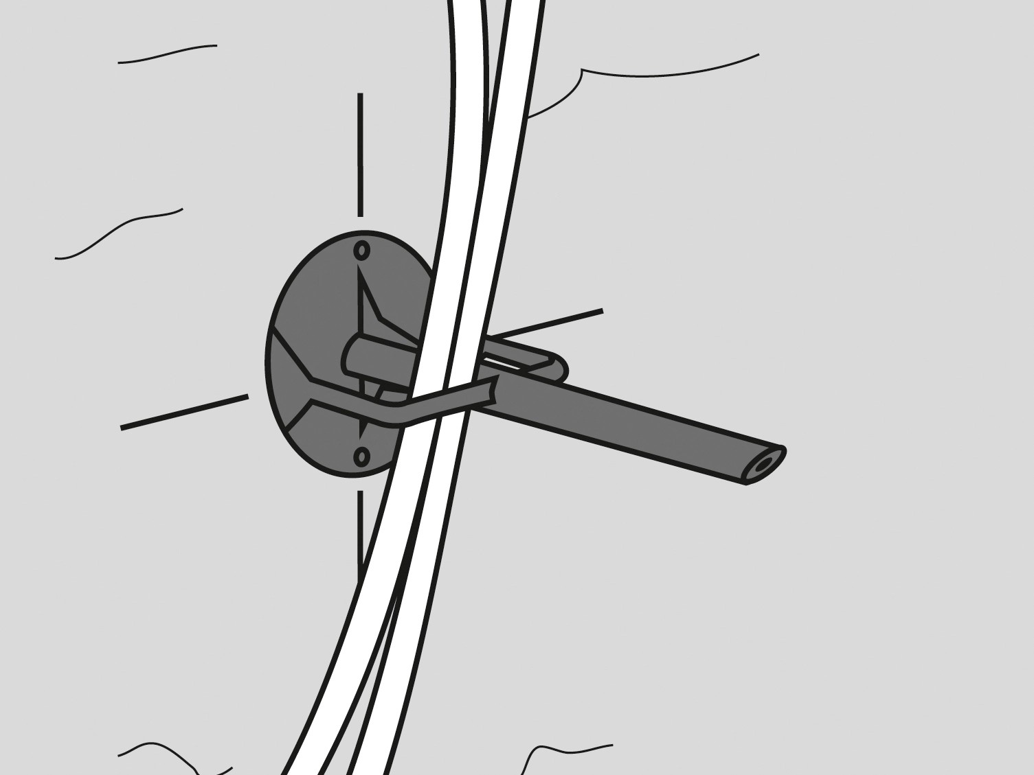 Leitungsträger Blau 3 Stk. kaufen bei OBI