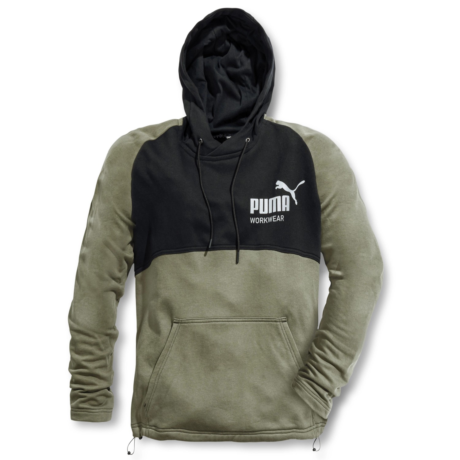 Puma Workwear Hoodie Champ Oliv/Carbon Größe L kaufen bei OBI
