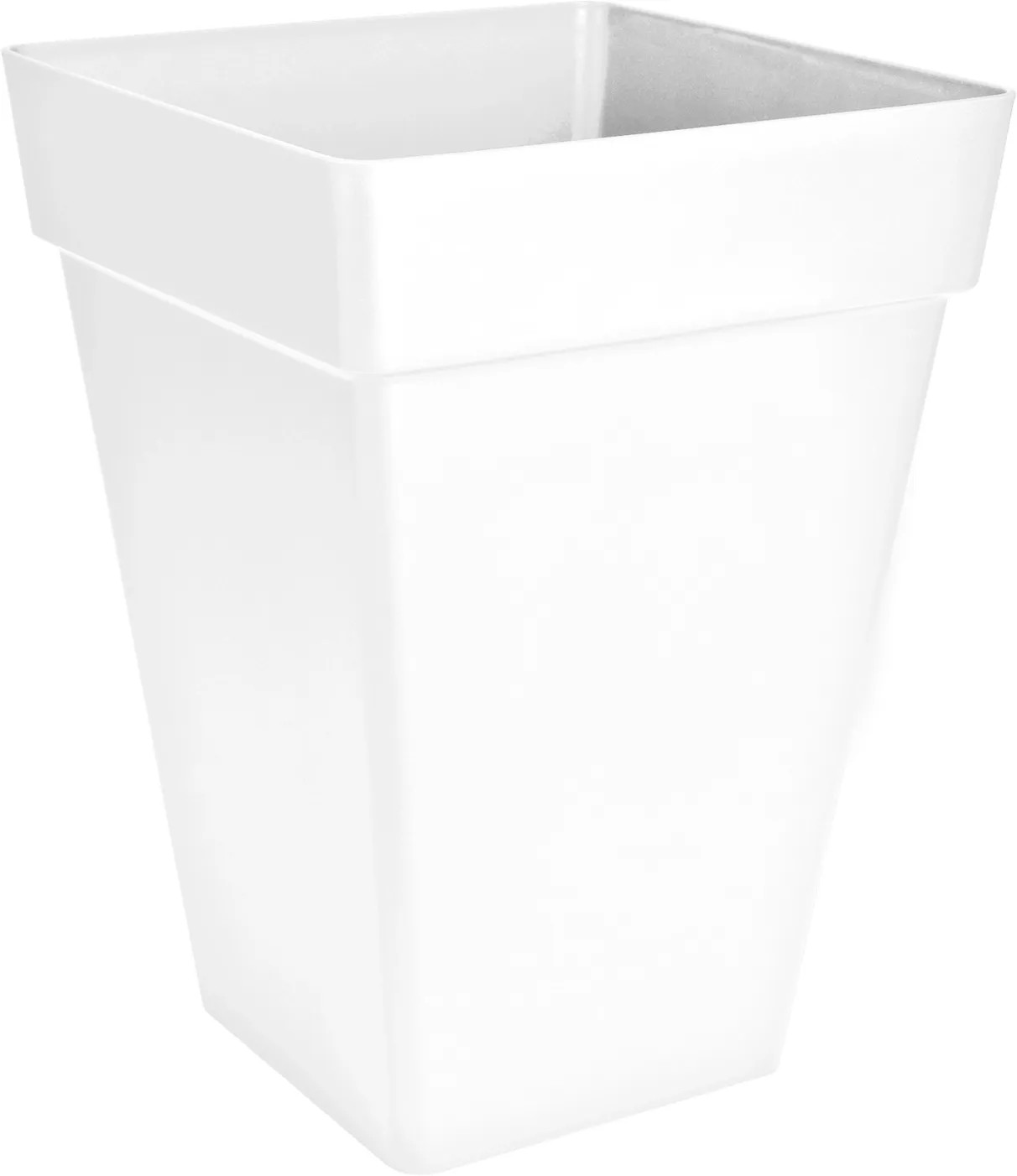 Elho Blumentopf Loft Urban Eckig Hoch 30 cm x 30 cm weiß kaufen bei OBI