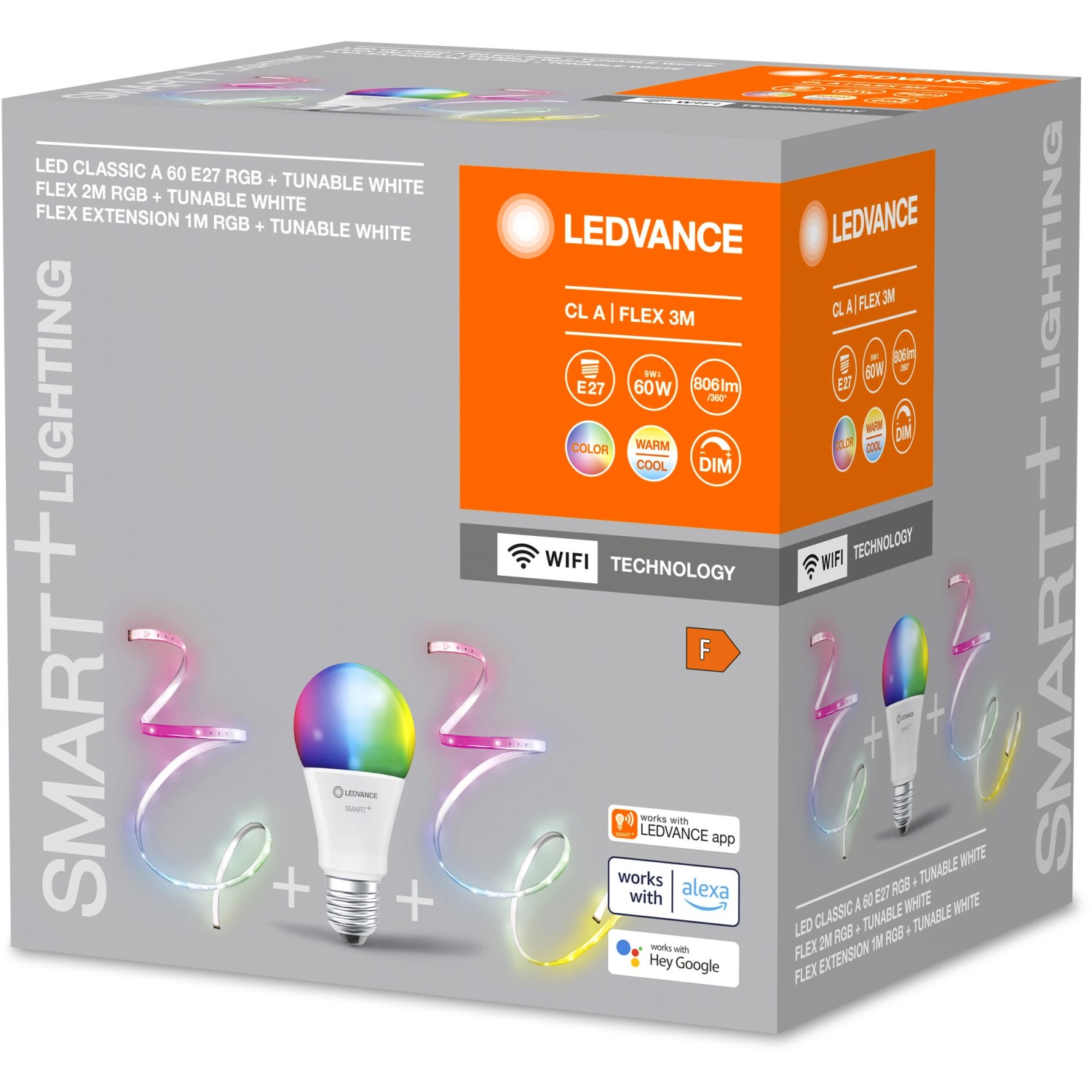 Ledvance Smart+ Leuchtmittel Wifi Classic E27/9 W inkl. 2 x LED-Lichtstreifen kaufen bei OBI