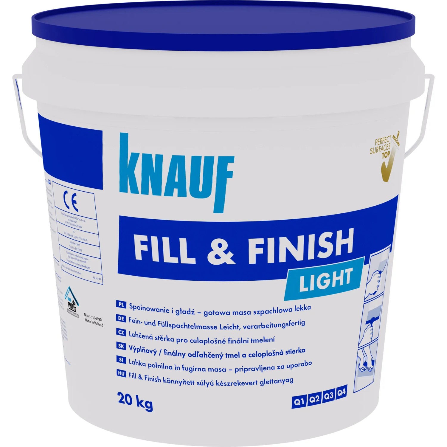 Knauf Füll- und Feinspachtelmasse Fill & Finish Light 20 kg kaufen bei OBI