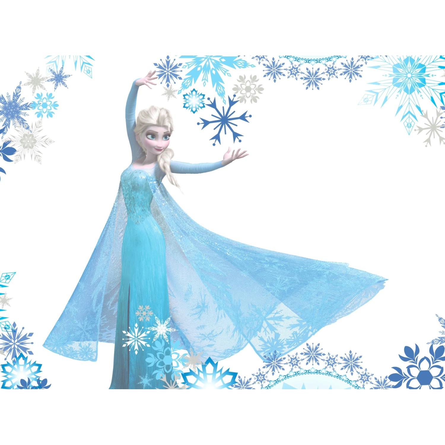 Graham & Brown Papiertapete Eiskönigin Elsa Weiß-Blau kaufen bei OBI