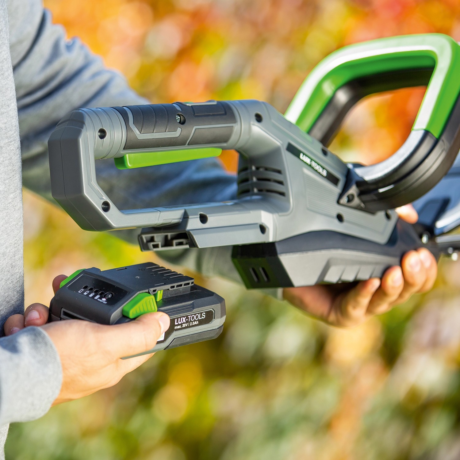 LUX Akku-Heckenschere 1 PowerSystem A-HS-20/52 kaufen bei OBI