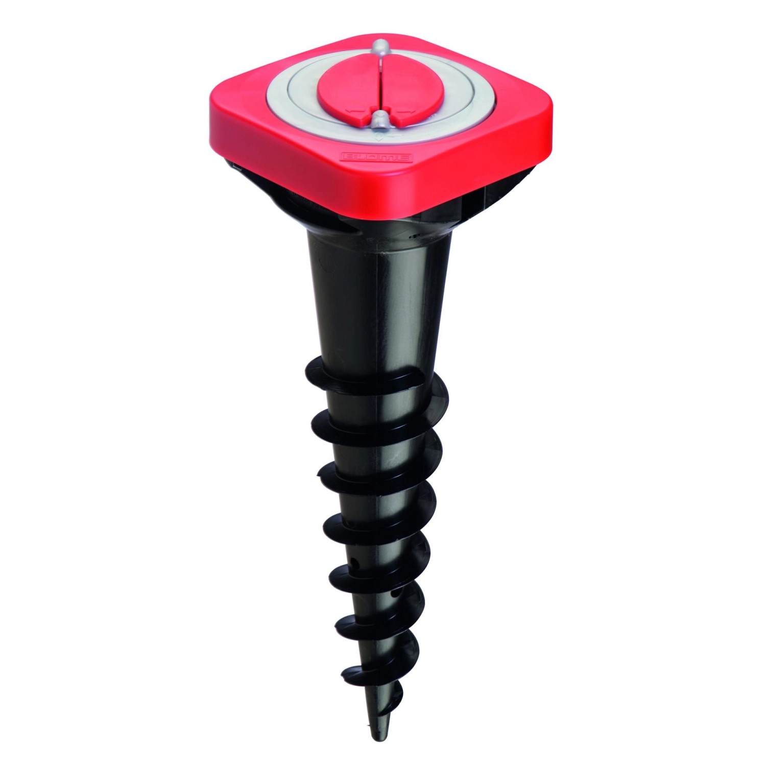 Blome-Tillmann Eindrehbodenhülse CentroFix für Rundrohre Schwarz-Rot ...