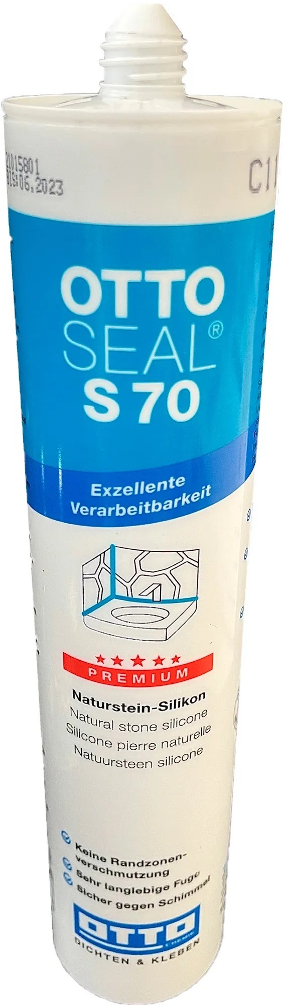 Silikon-Struktur für Granitumrandungen und Aussenbereiche 310 ml ...