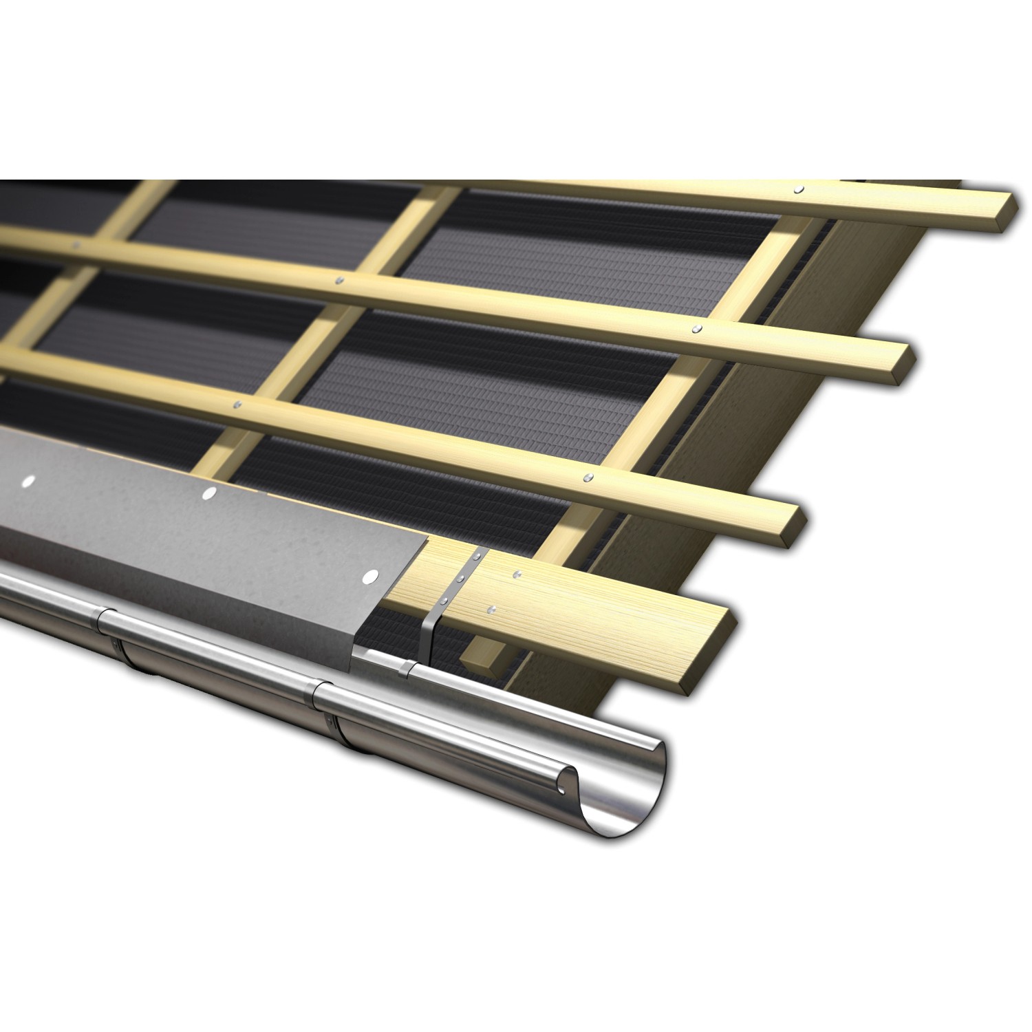 Rinneneinhang ohne Wasserfalz Zuschnitt Alu 250 mm x 1000 mm kaufen bei OBI