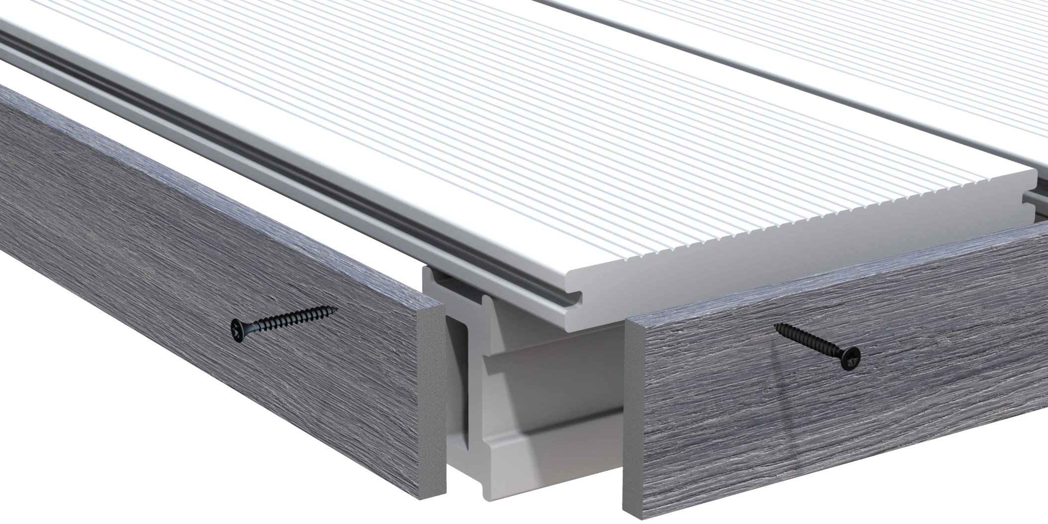 Dreamdeck Abschlussleiste WPC Platinum Grau 1cm x 6,2cm x 200cm kaufen bei OBI