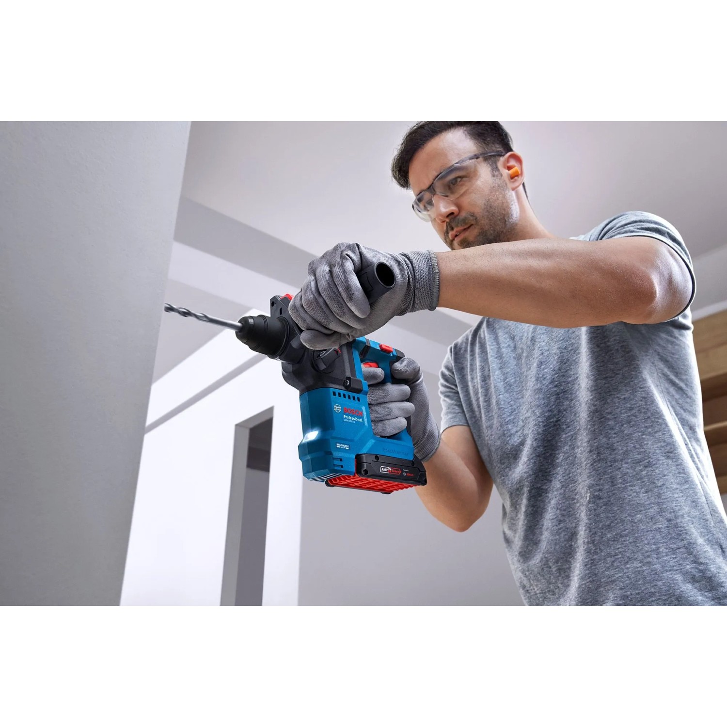 Bosch Professional Kit 3 Akku-Geräte GSB/GST/GBH 18 V mit 2 Akkus und ...