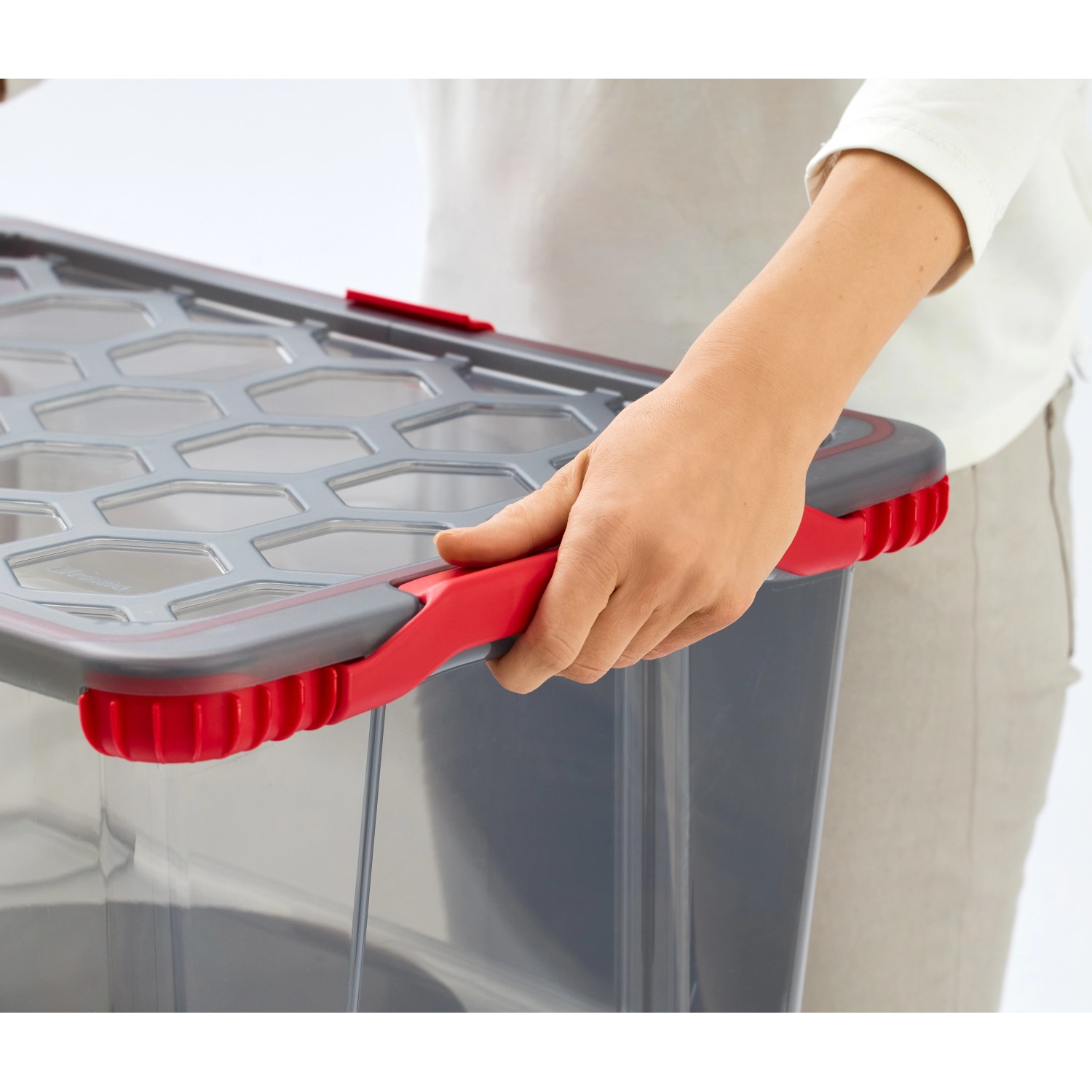 Rotho Box Evo Total 15 l Rot kaufen bei OBI