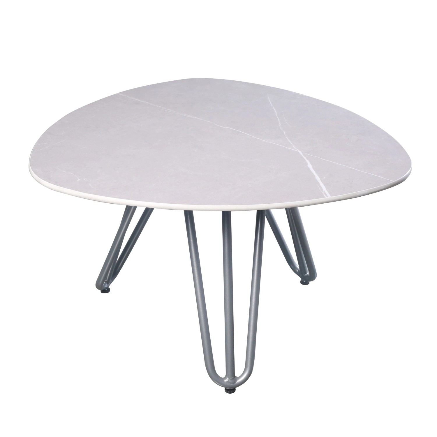 Garden Pleasure Gartentisch Emilia Oval Grau 68 cm x 68 cm kaufen bei OBI