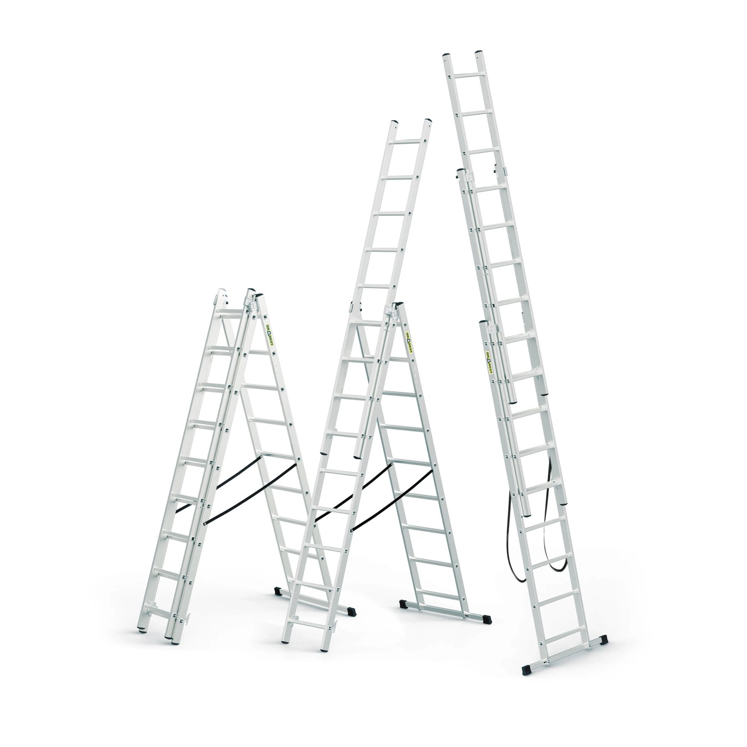 DRABEST Vielzweckleiter 3 x 7 Sprossen Aluminium kaufen bei OBI