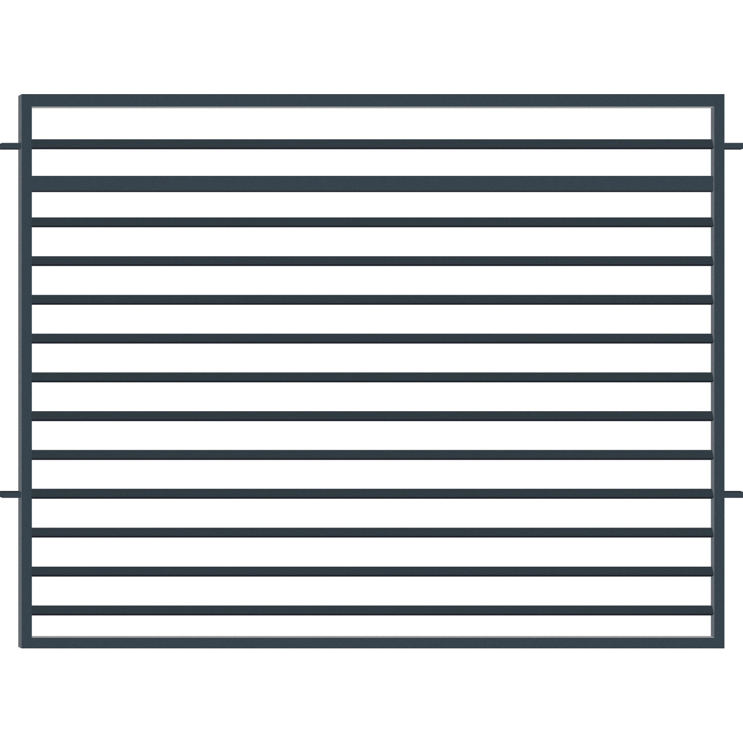 Metallzaun Zaunfeld Denver Lux 150 cm x 200 cm kaufen bei OBI