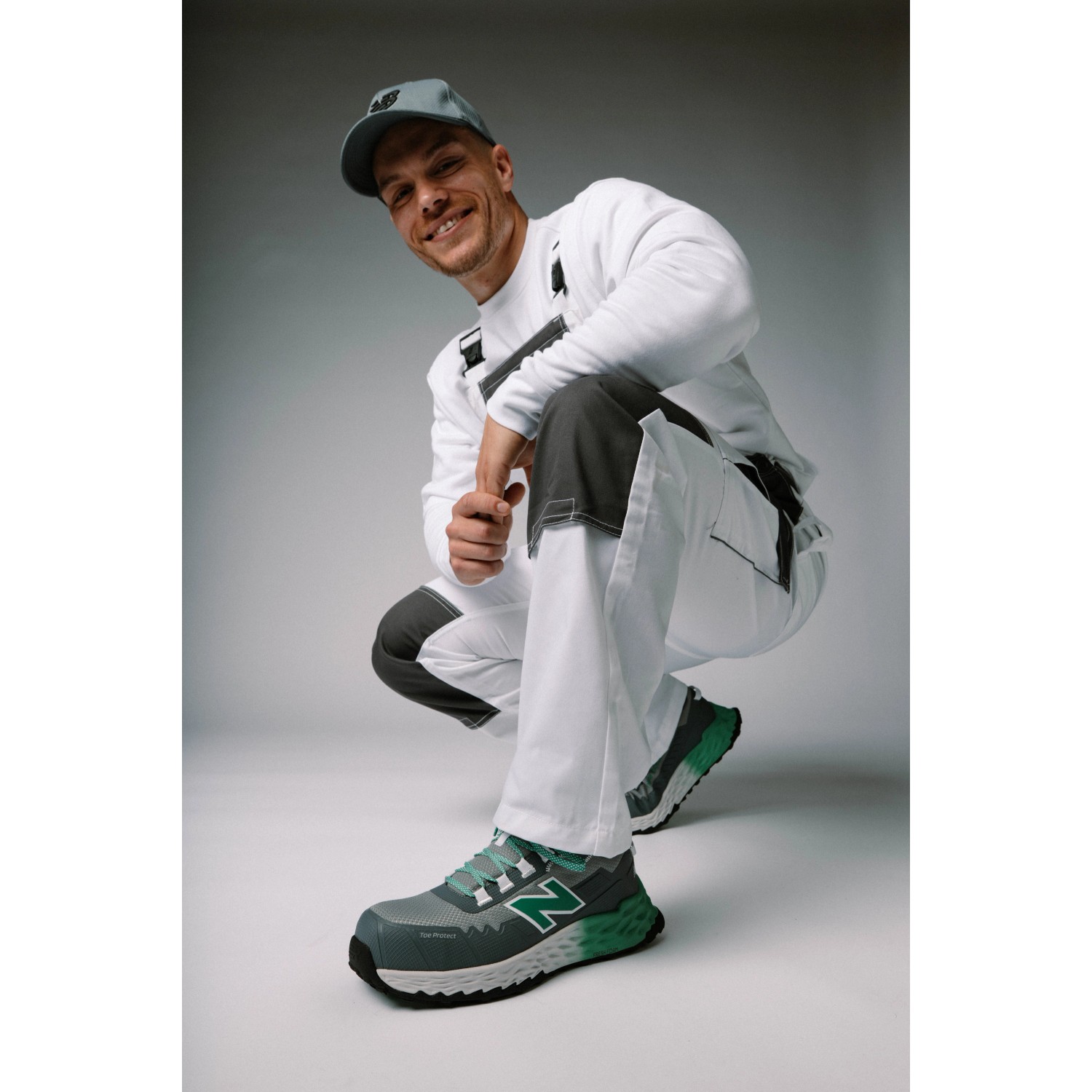 New Balance Sicherheitsschuhe Cremorne S3L Alloy-Grün Gr. 44,5 kaufen bei OBI