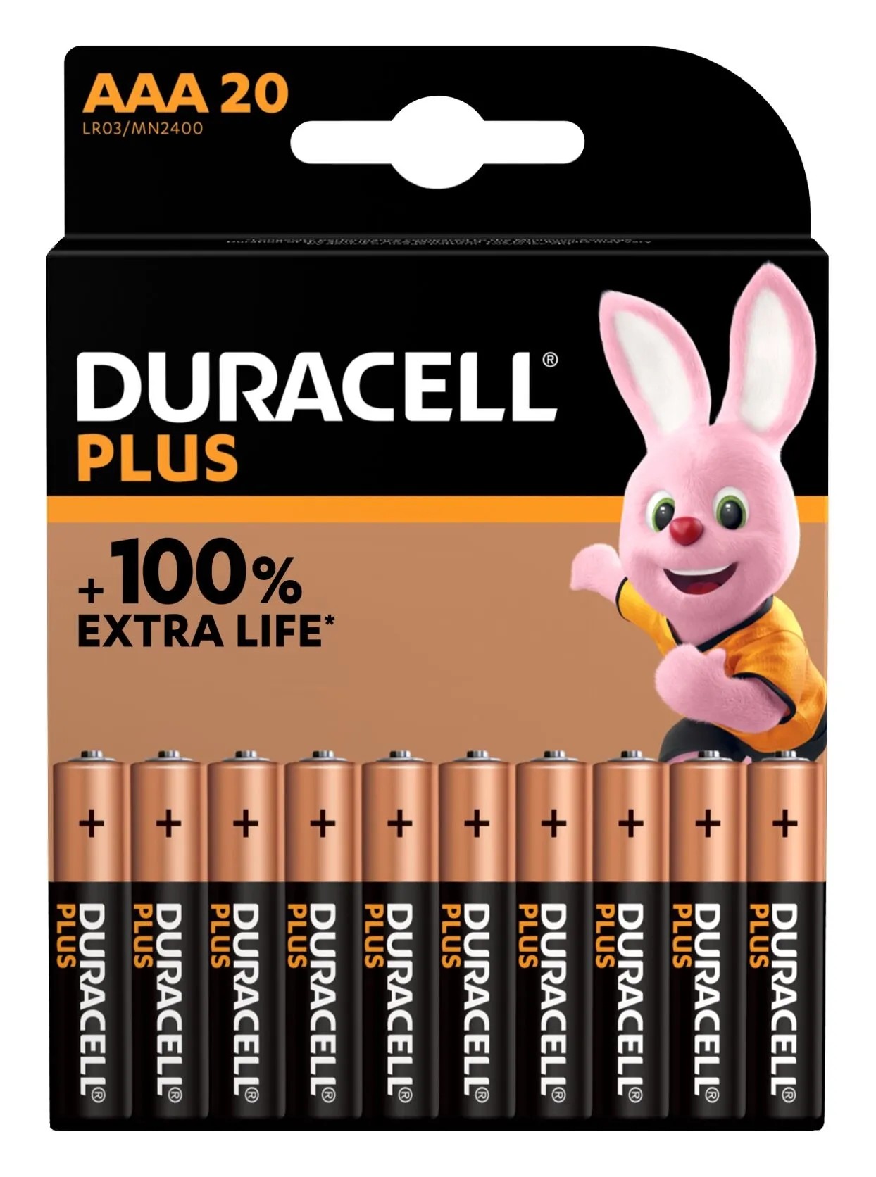 Duracell Alkaline Batterien AAA Power 1,5V MN2400/LR03 20er Pack kaufen ...