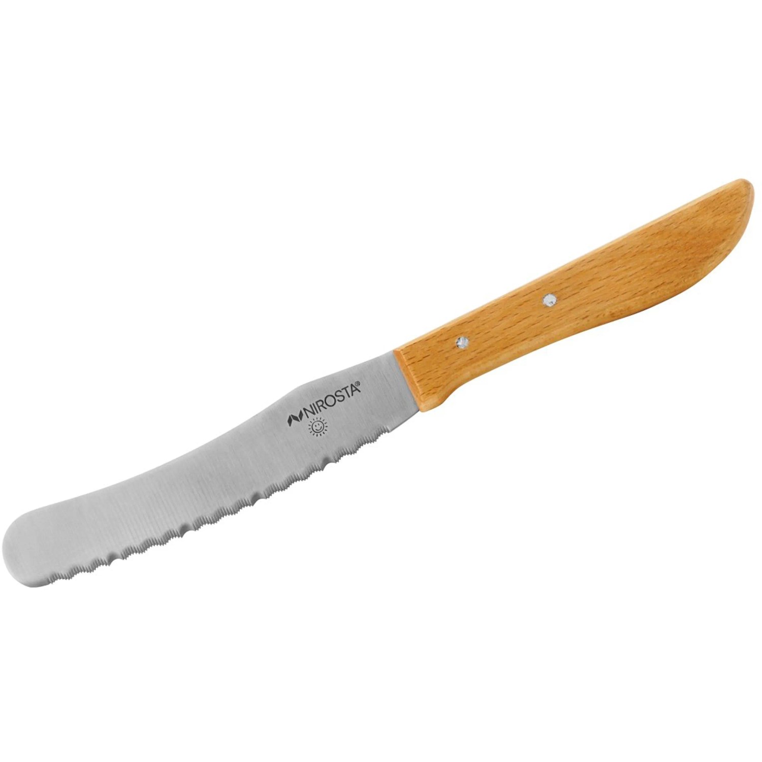 Nirosta Brötchen- und Buttermesser 21 cm Braun kaufen bei OBI