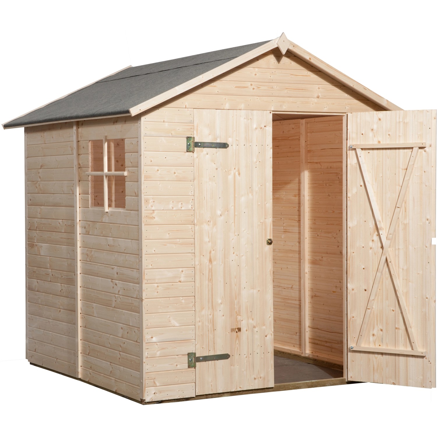Weka Holz-Gartenhaus Easy B Natur 180 cm x 186 cm kaufen bei OBI Weka Holz-Gartenhaus Easy B Natur 180 cm x 186 cm kaufen bei OBI