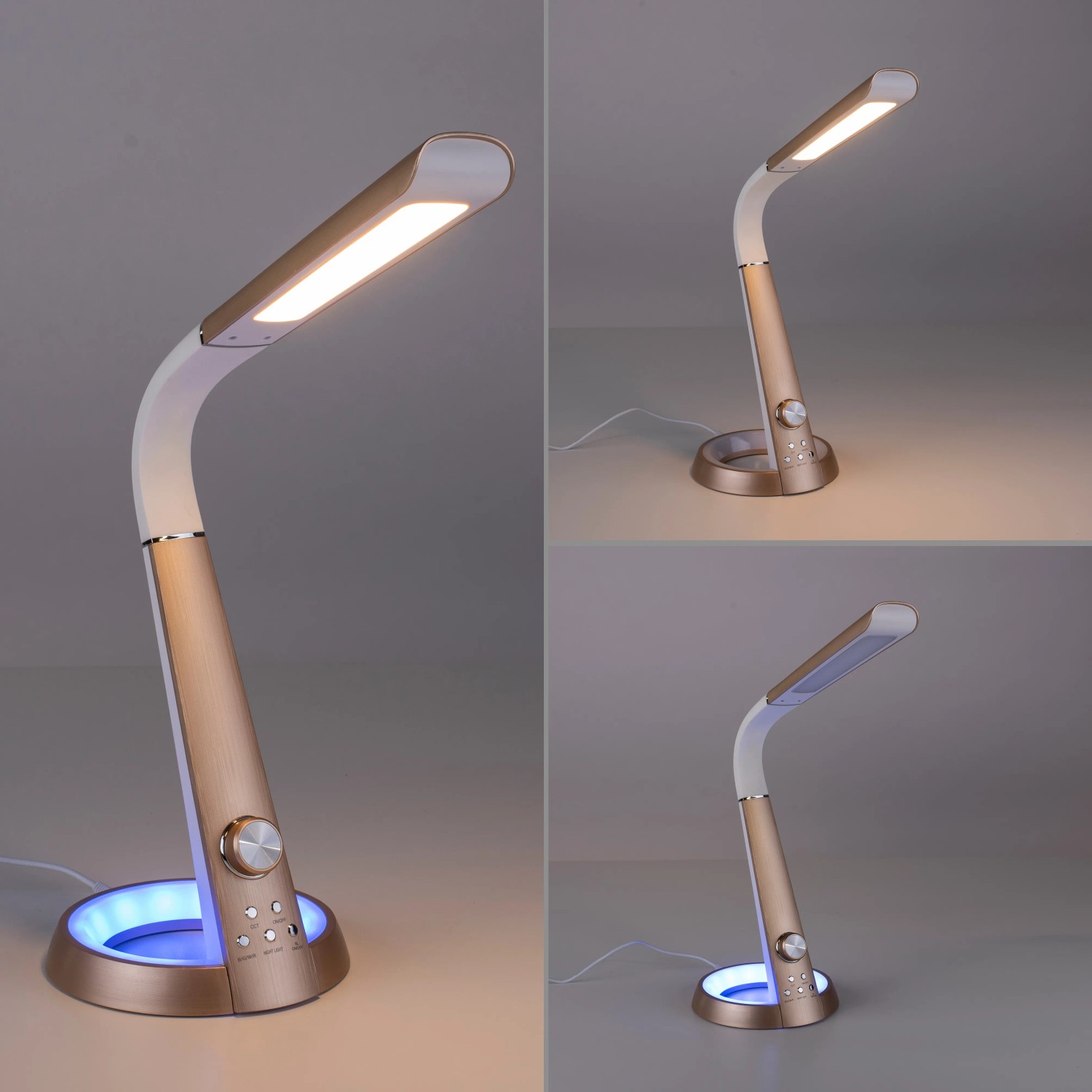 Paul Neuhaus Schreibtischleuchte Bill Messing matt 40 x 65 cm kaufen ...