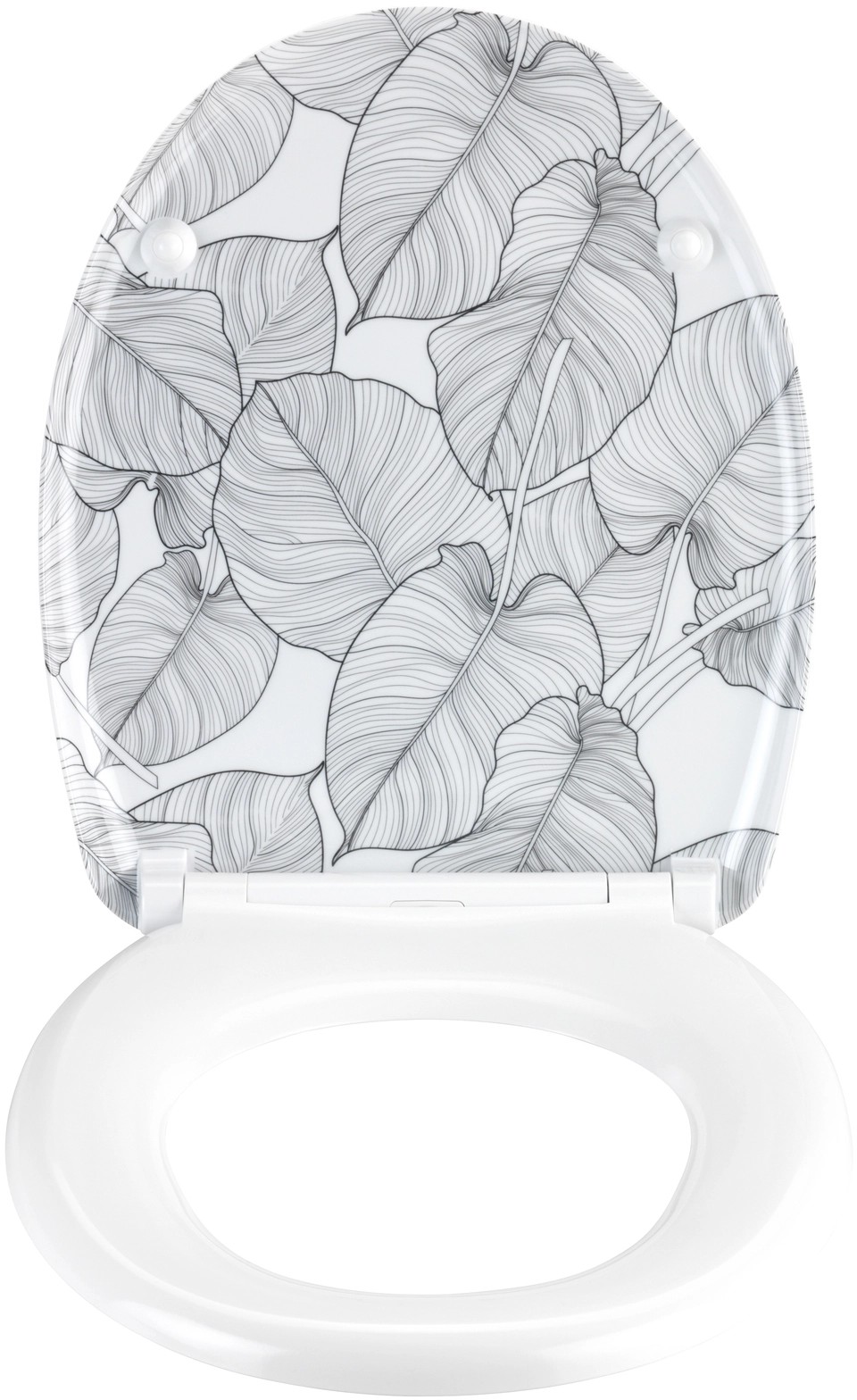 Wenko WC-Sitz Samoa Weiß-Schwarz kaufen bei OBI