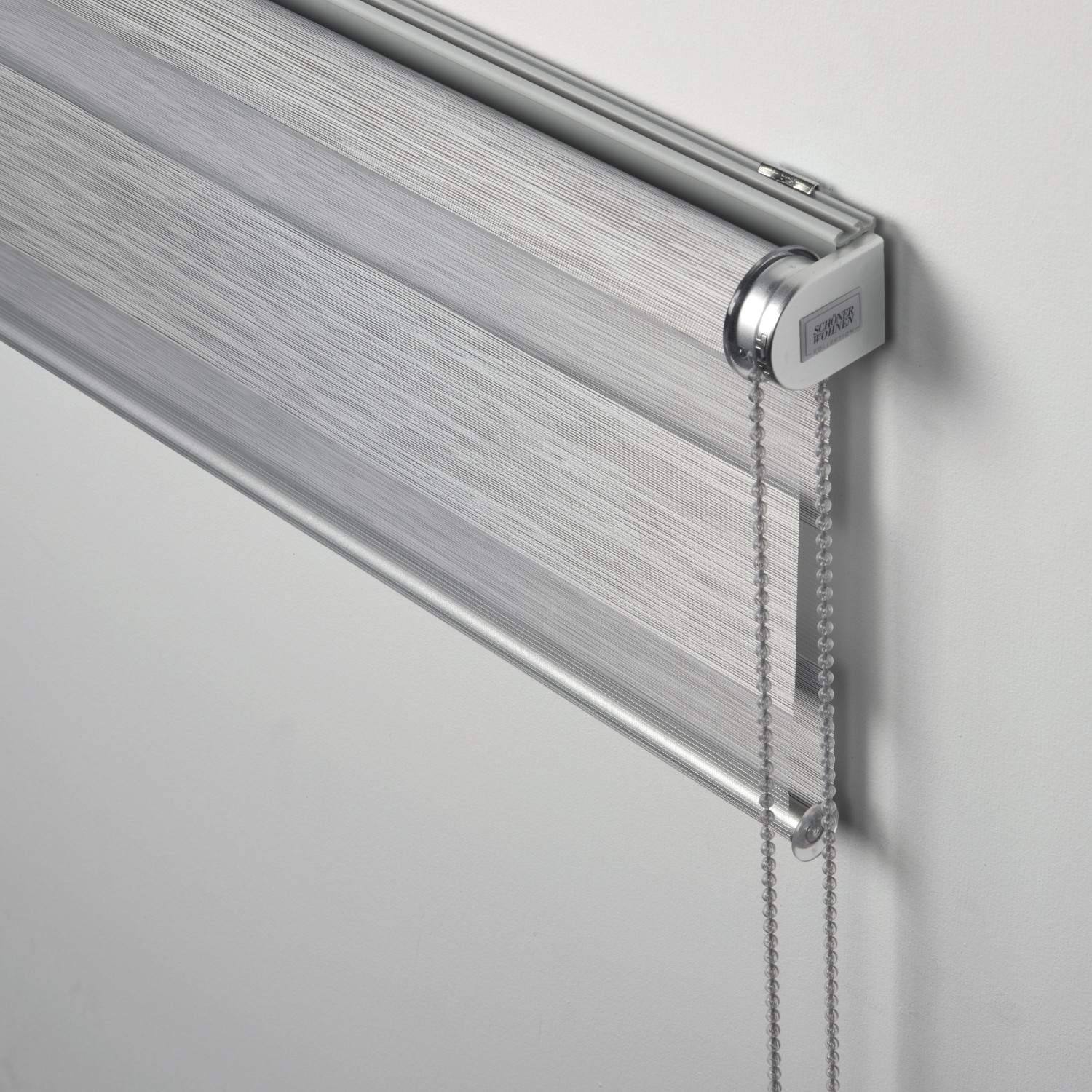 Schöner Wohnen Doppelrollo Tilda Struktur 120 cm x 150 cm Anthrazit kaufen bei OBI