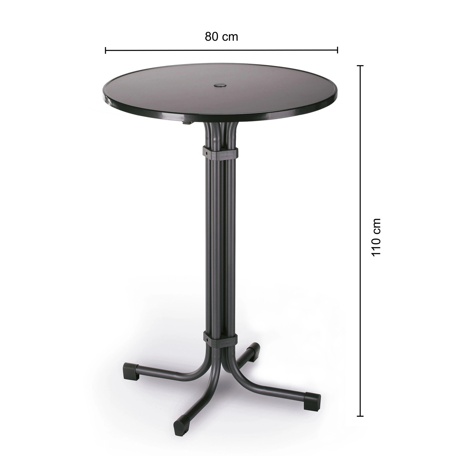 Best Stehtisch Multiflex Rund Anthrazit 80 cm kaufen bei OBI