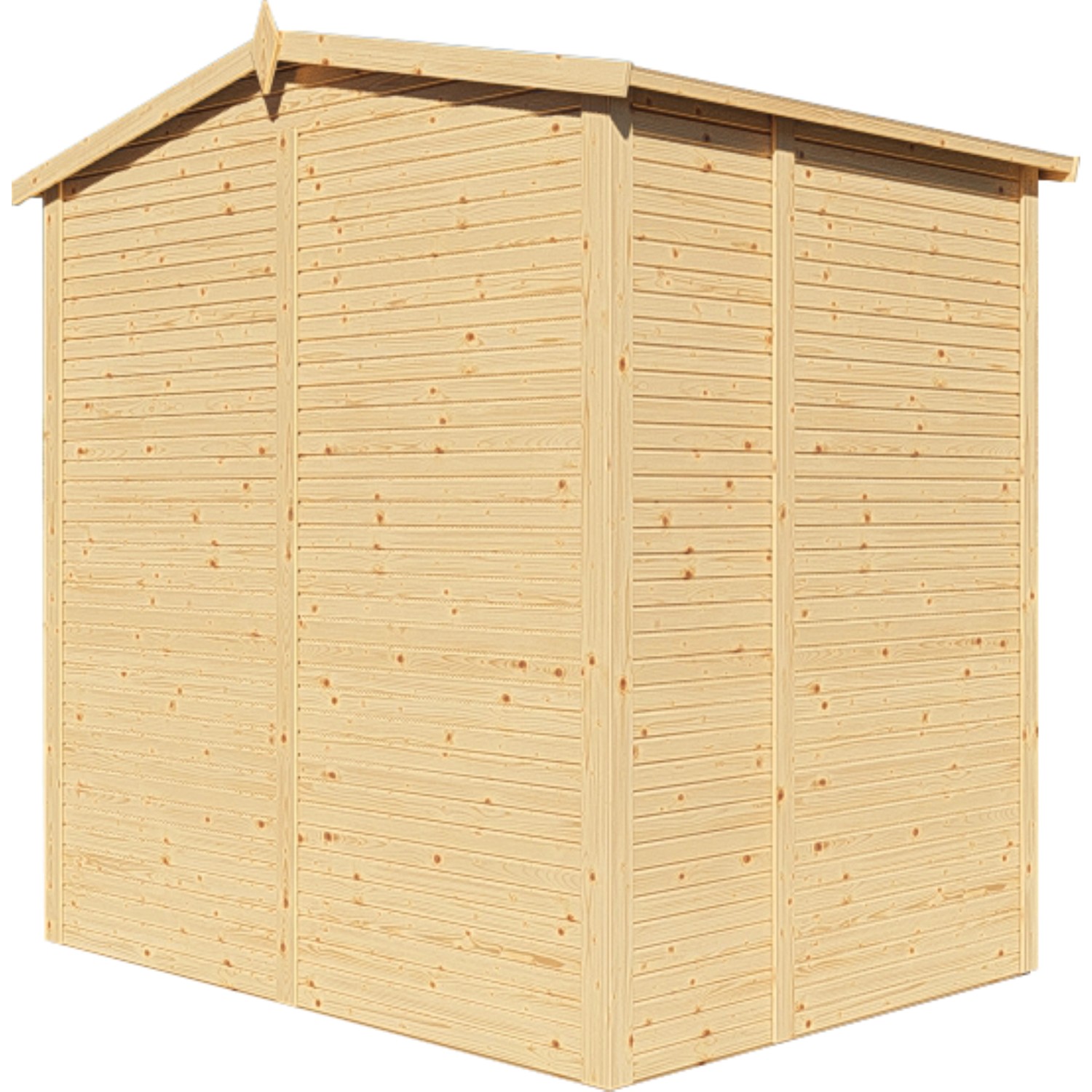 Bertilo Gerätehaus Plexi Apex 2 Natur 157 cm x 207 cm FSC® kaufen bei OBI