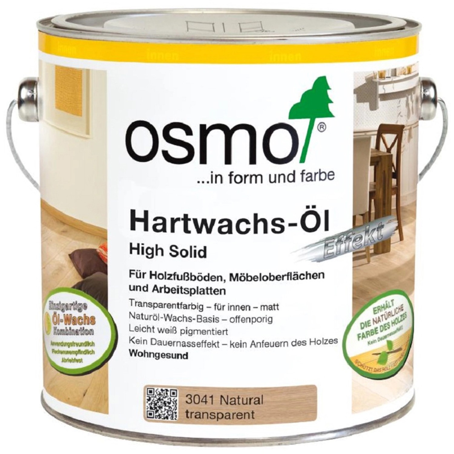 Osmo Hartwachs-Öl Effekt Natural 2,5L kaufen bei OBI