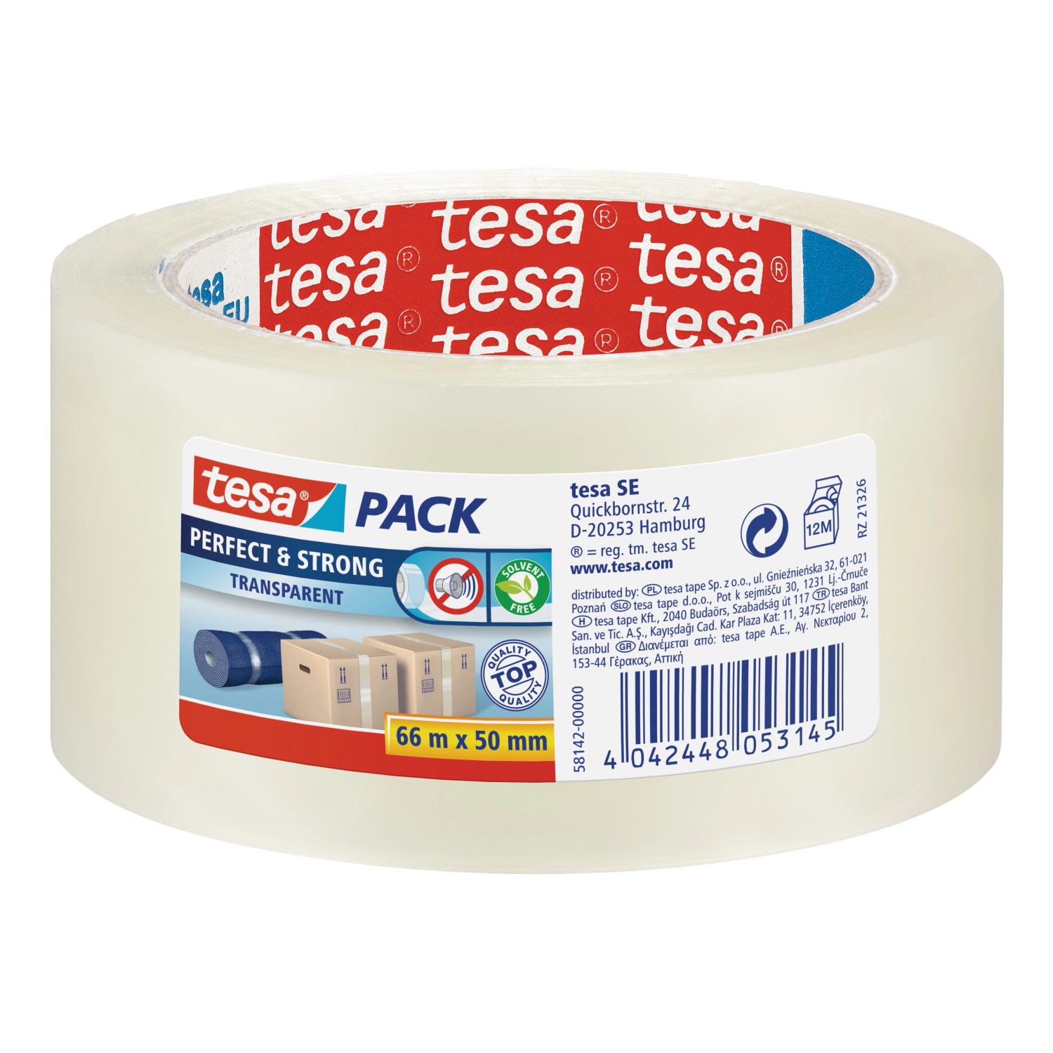 Tesa Pack Perfect & Strong Transparent 66 m x 50 mm kaufen bei OBI