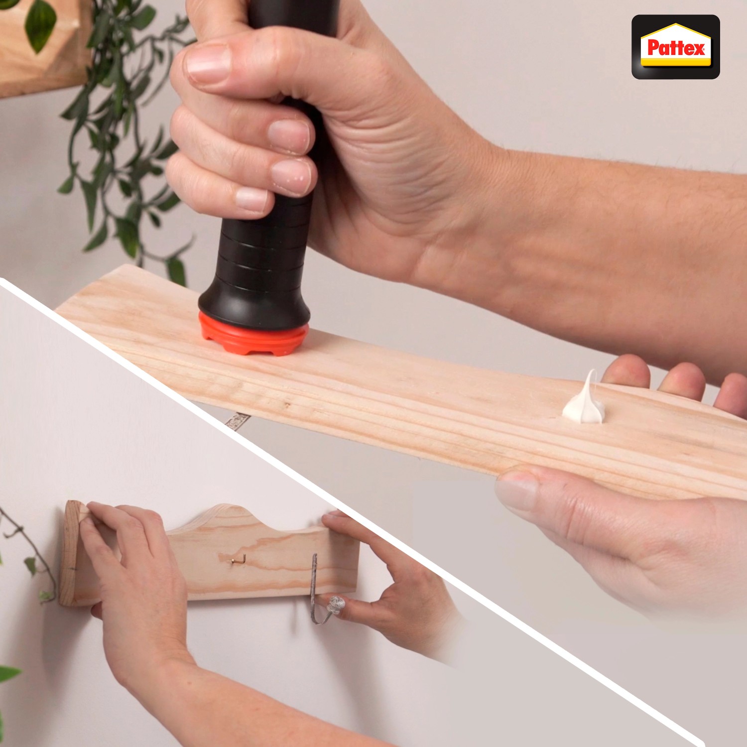 Pattex Montagekleber Kleben statt Bohren Click & Fix Stempel 30 g Weiß ...