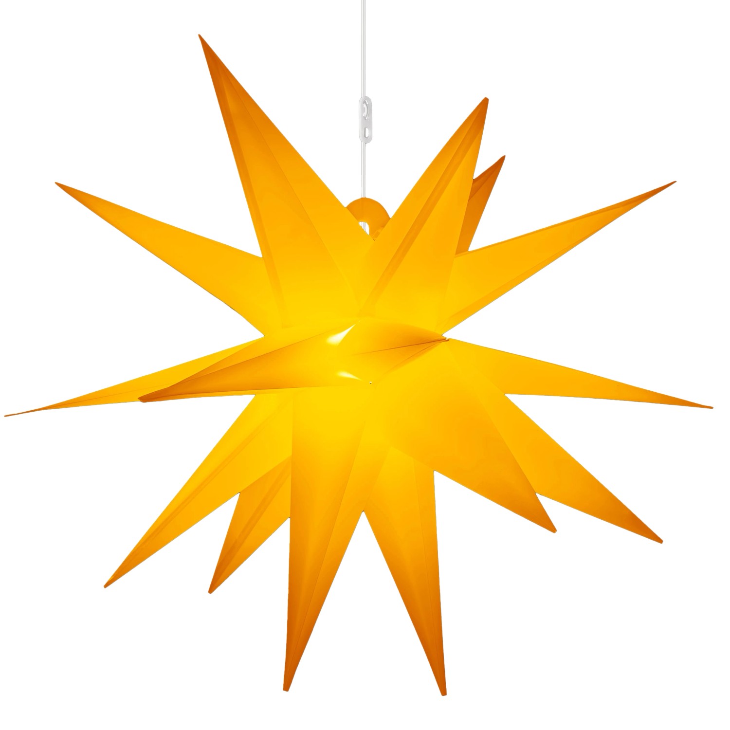 Amare LED-3D-Weihnachtsstern XXL Ø 100 cm Gelb kaufen bei OBI