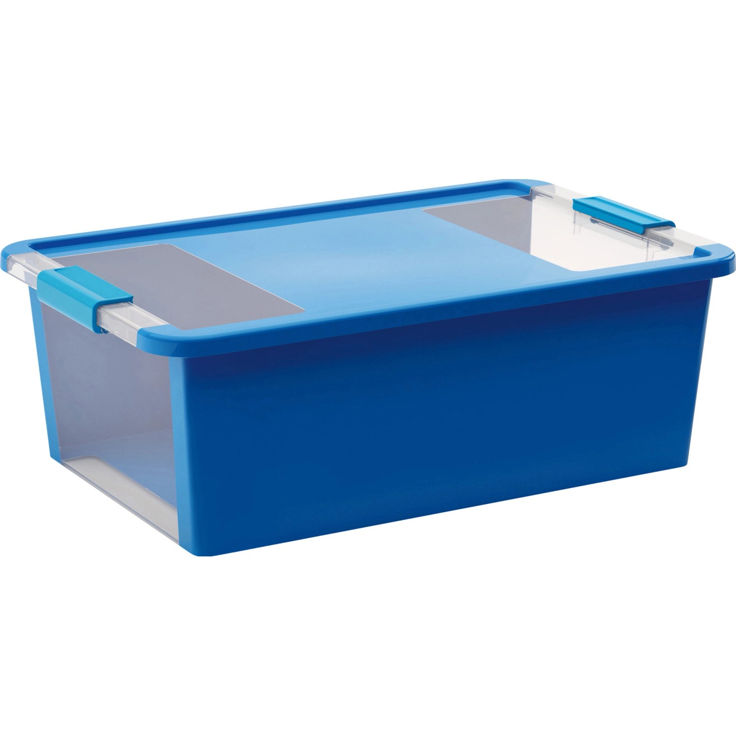 Aufbewahrungsbox Bi M mit Deckel Blau kaufen bei OBI