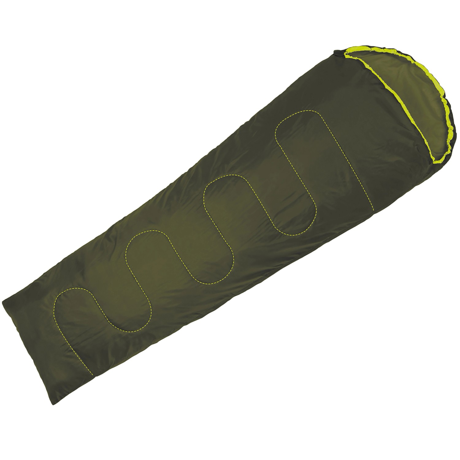Happy People Mumien-Schlafsack 120 g/qm 210 cm x 80 cm x 50 cm Grün kaufen bei OBI