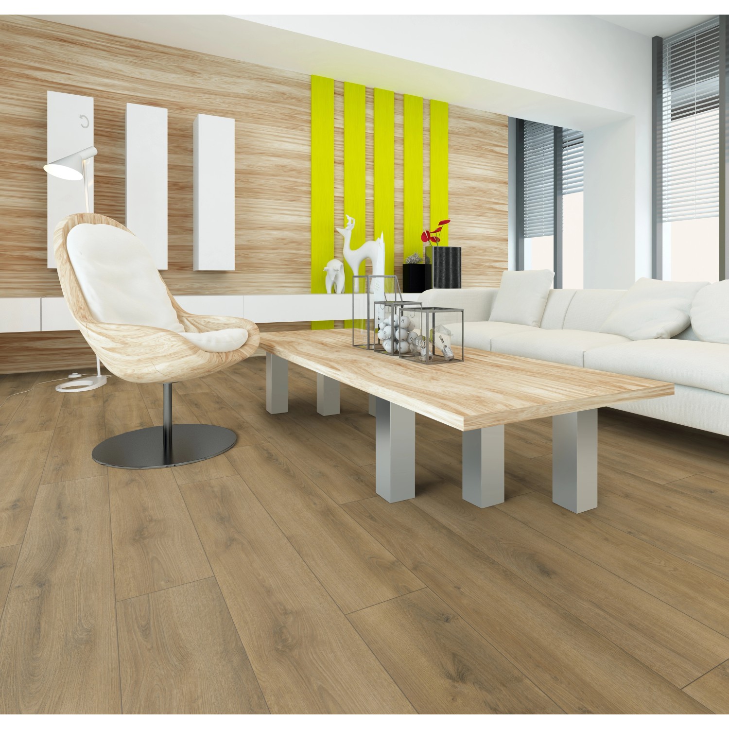 Swiss Krono Laminatbodenmuster Sommer Eiche kaufen bei OBI