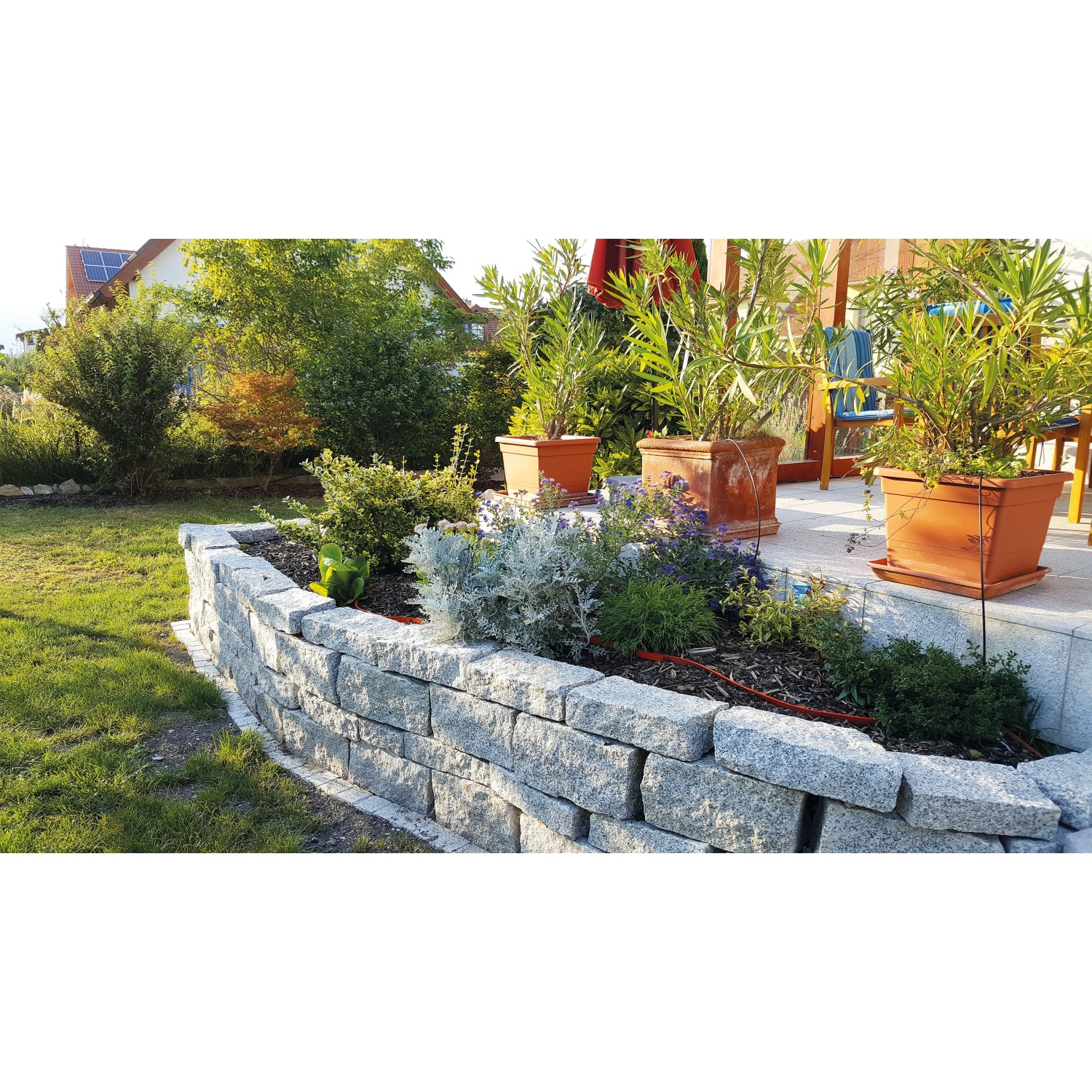 Häusler Naturstein Granit Block Granitgrau 40 cm x 20 cm x 10 cm kaufen ...