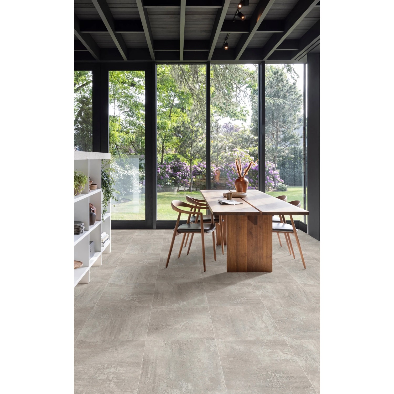 Andiamo PVC-Belag Fliesenoptik 584 Studio Casa 400 cm Grau Meterware ...