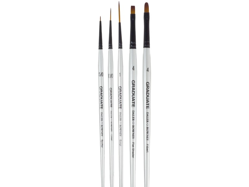 Daler-Rowney Graduate Multitechnik-Pinsel Synthetik 5er-Set kaufen bei OBI