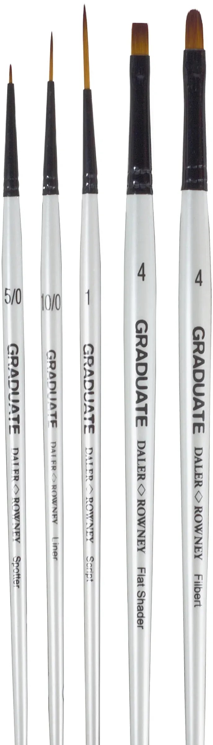 Daler-Rowney Graduate Multitechnik-Pinsel Synthetik 5er-Set kaufen bei OBI