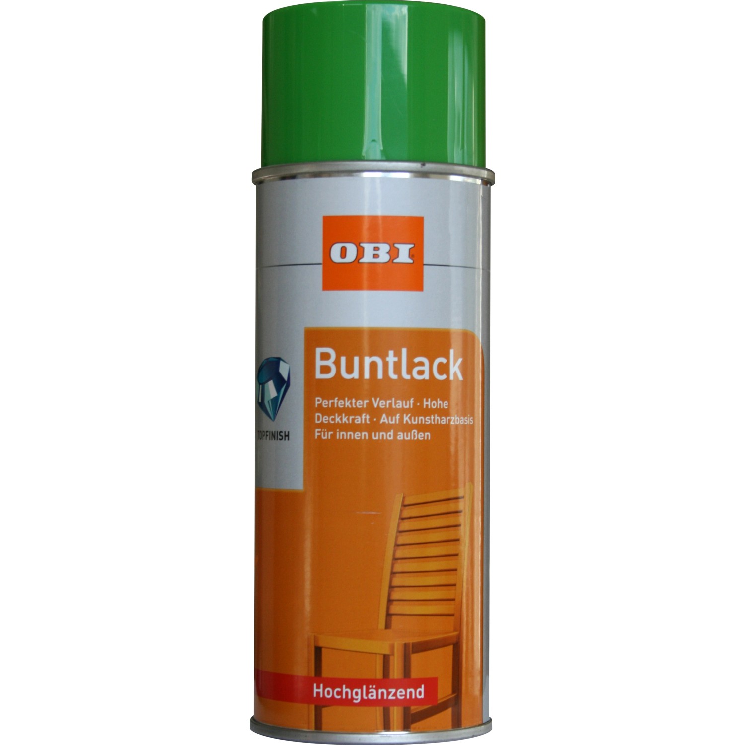 OBI Buntlack Spray RAL 6018 Gelbgrün hochglänzend 400 ml kaufen bei OBI