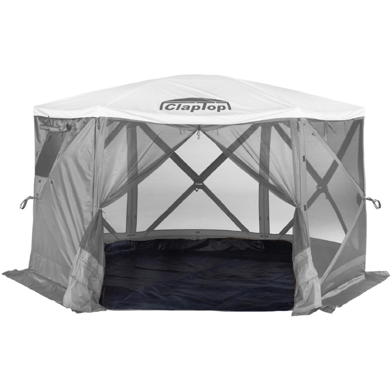 Claptop Boden für Faltpavillon 600 Schwarz 366 cm x 366 cm kaufen bei OBI