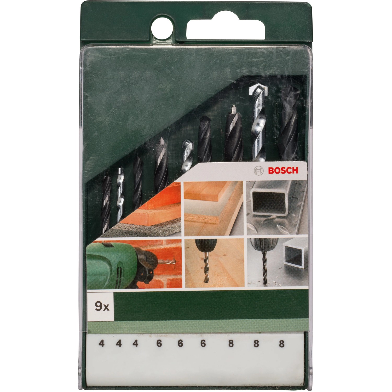 Bosch Bohrer-Set Metall Gemischt DIY HSS-R Stein/Holz 9-teilig kaufen ...
