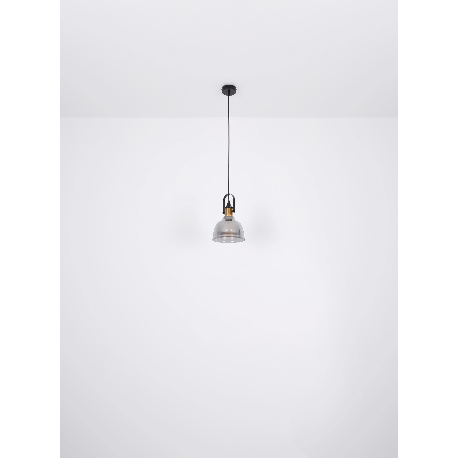 Globo Pendelleuchte Dorothea 1-flammig Schwarz 300 x 1200 mm kaufen bei OBI