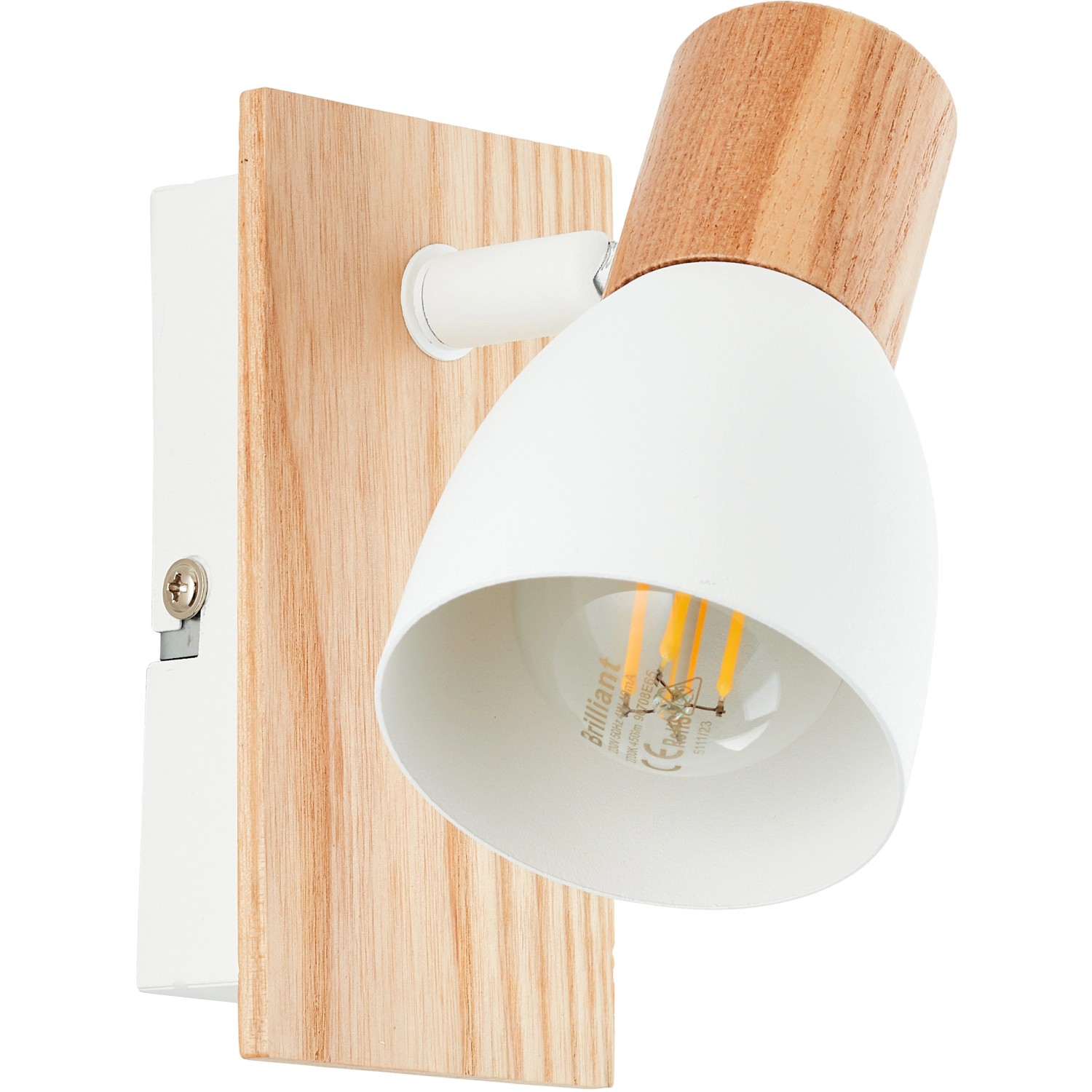 Brilliant Wandspot Daintree Weiß und Natur kaufen bei OBI