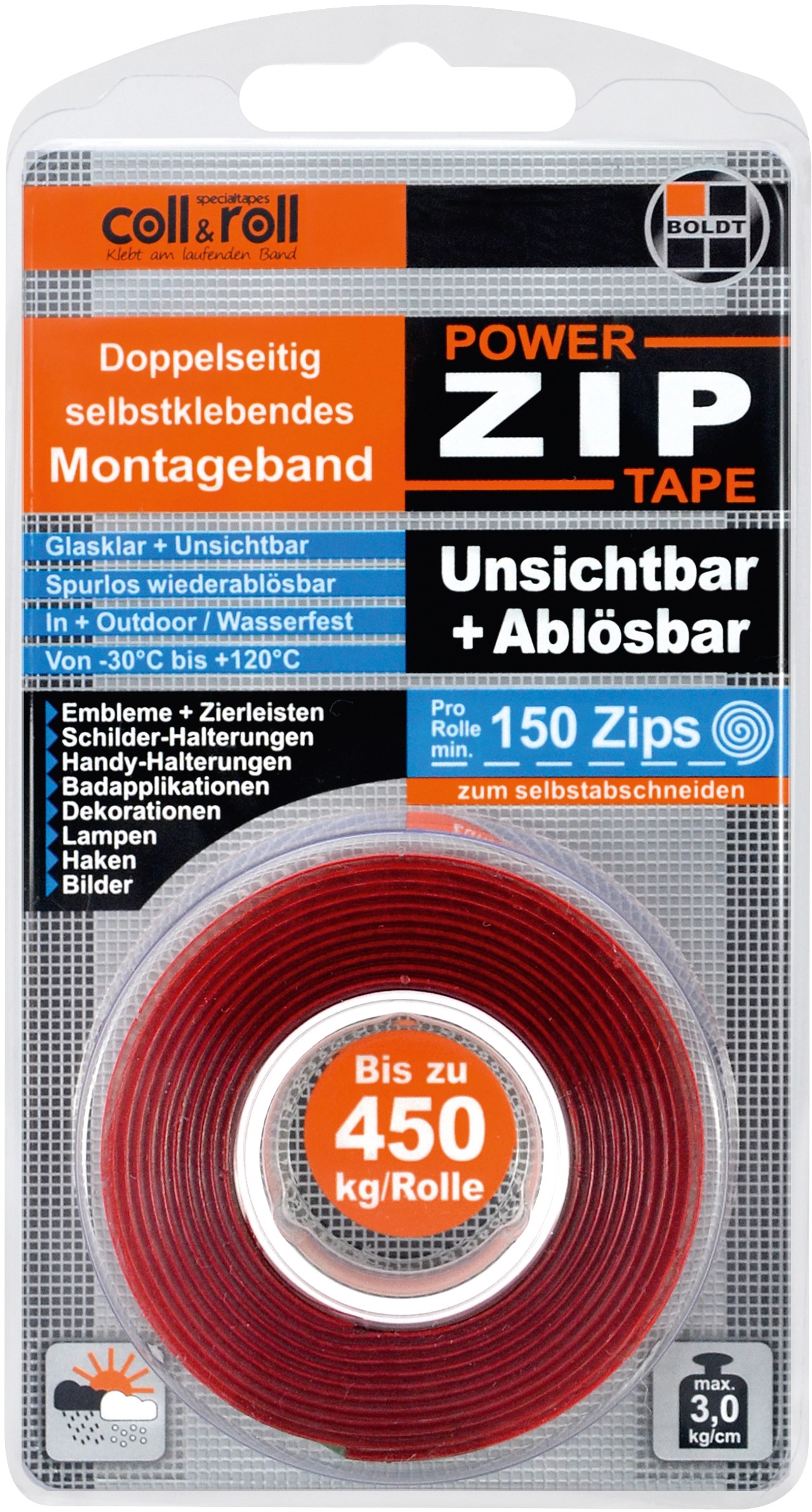 Coll+Roll Montageband ZIP Power Tape 1,5 m kaufen bei OBI