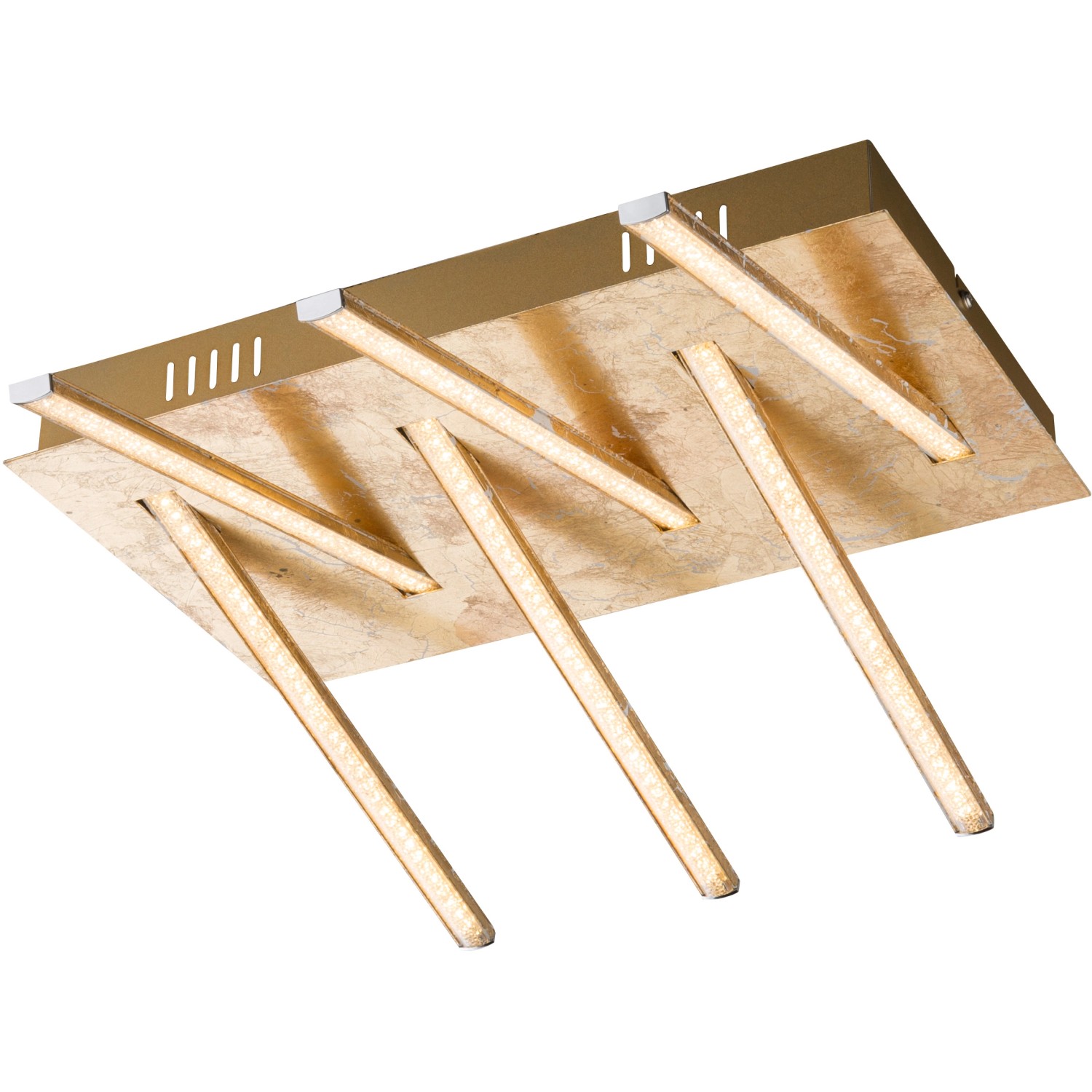 Globo LED-Deckenleuchte FUEGO Goldfarben EEK: A kaufen bei OBI