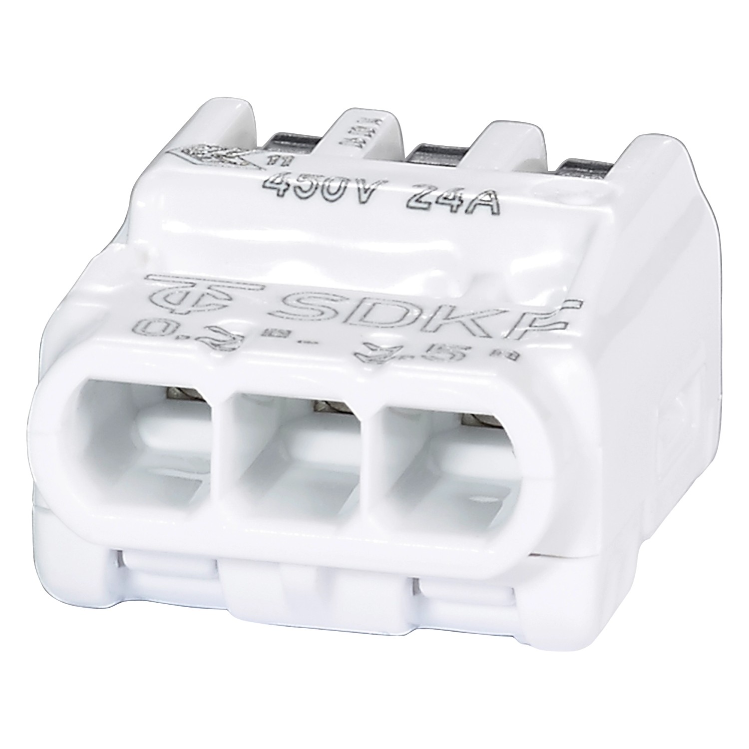 Hebelklemme 3-polig Ø 0,2 mm - 2,5 mm 10 Stück kaufen bei OBI