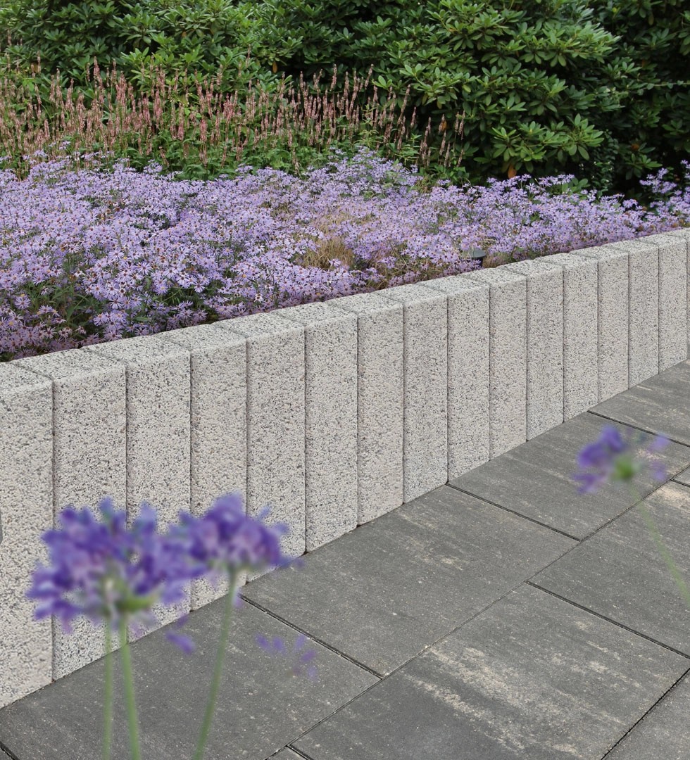 Diephaus Palisade Limos Piccolo Granit 40 x 10 x 10 cm kaufen bei OBI