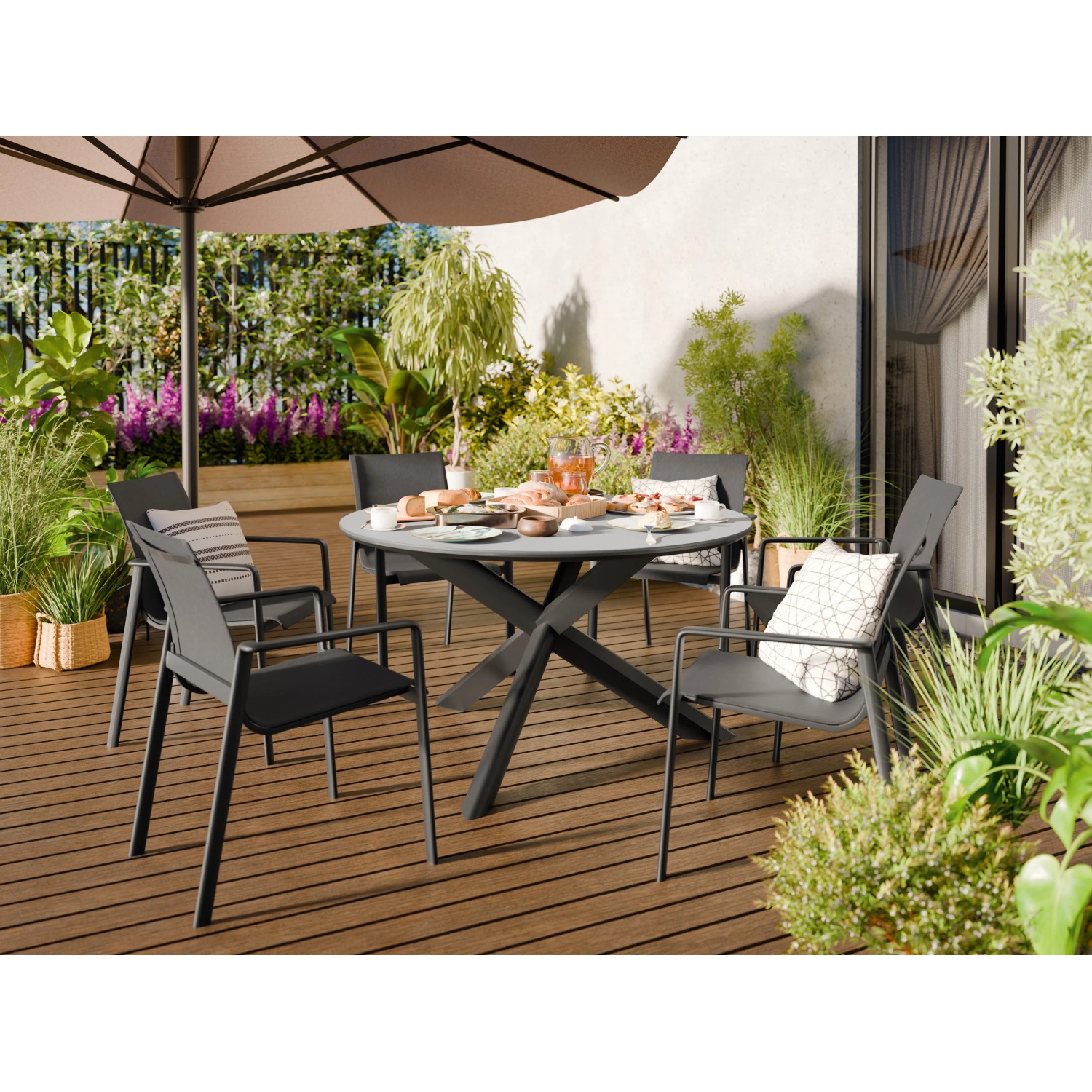 Elegantes Gartenmobel Set Obi Bild